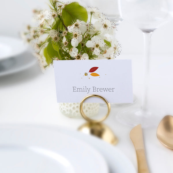 Friendsgiving Place Card Template Printable, Fall Dinner Name Card, Ed ...