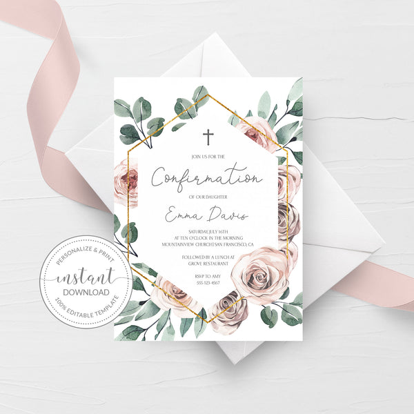 Confirmation Printables - PlumPolkaDot